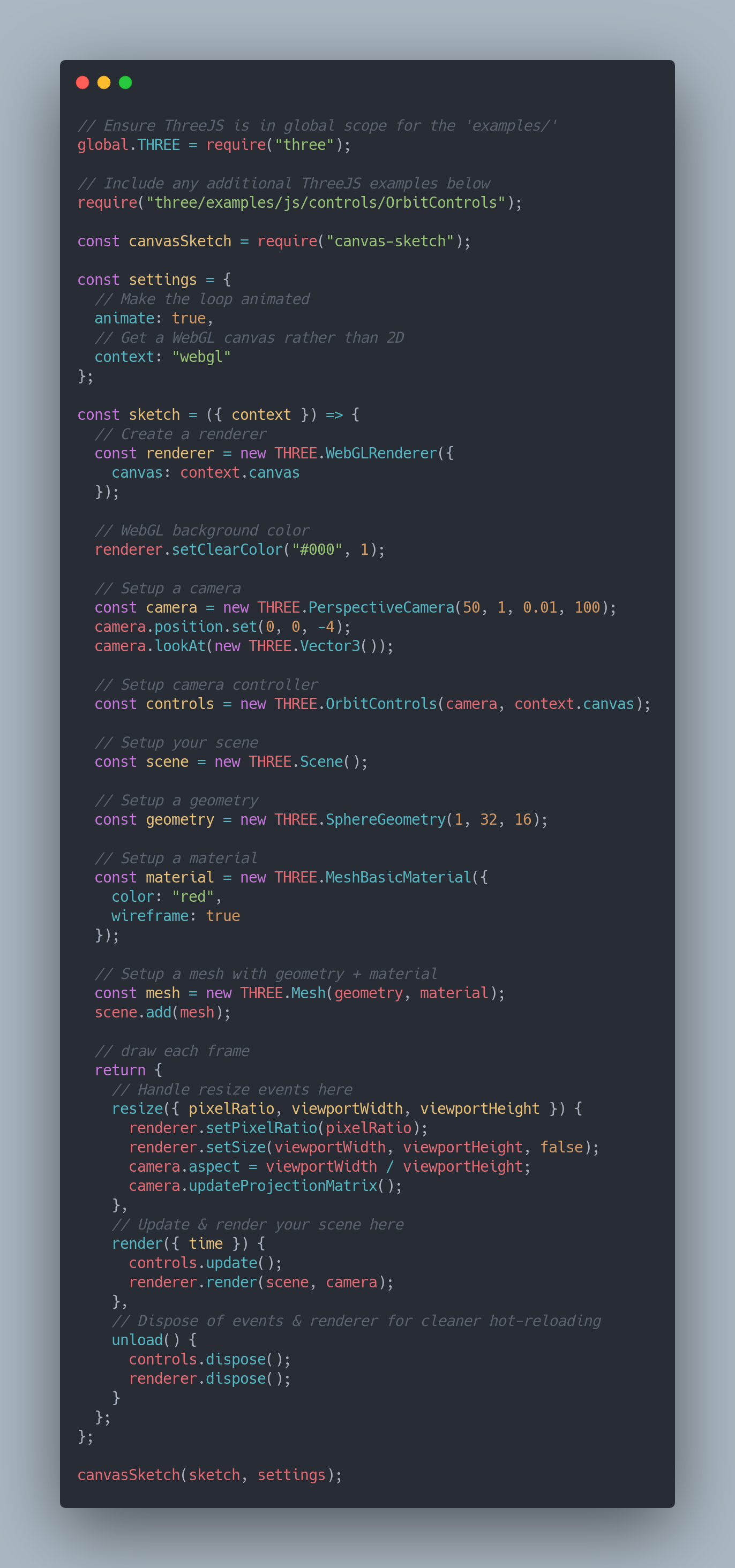 JS及網頁的模板好夥伴：Canvas sketch入門 | Creative Coding TW - 互動程式創作台灣站